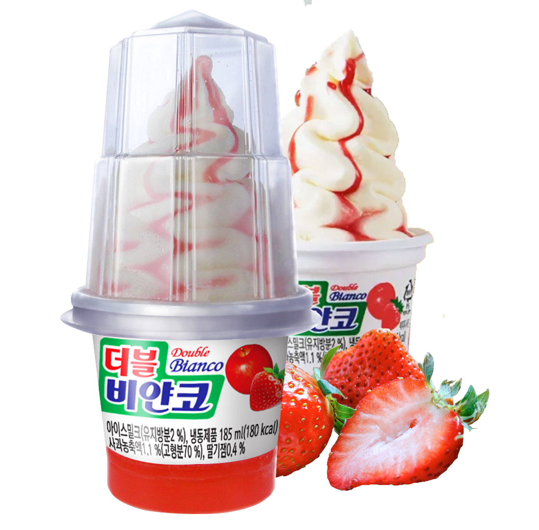 Kem Double Bianco - Kem Hồng Tuyết Vị Dâu Táo - Rfoods - Cuộc Sống Xanh ...