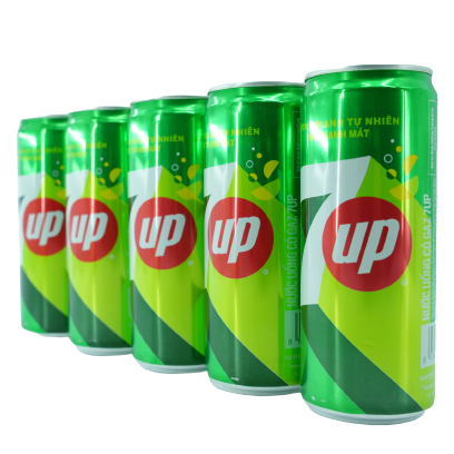 Nước Ngọt 7Up Sleek Lon 320ml - Rfoods - Cuộc Sống Xanh - Thực Phẩm Sạch